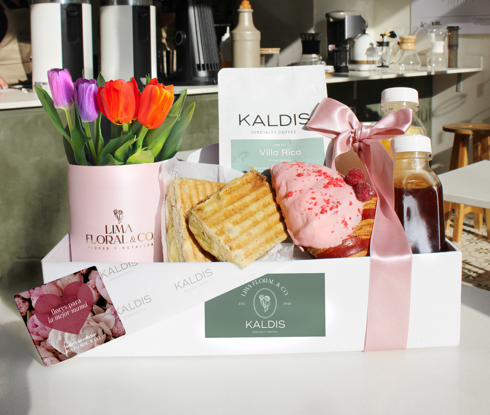 Desayuno 3: Kaldis x Lima Floral & Co - Tulipanes – Lima Floral & Co.